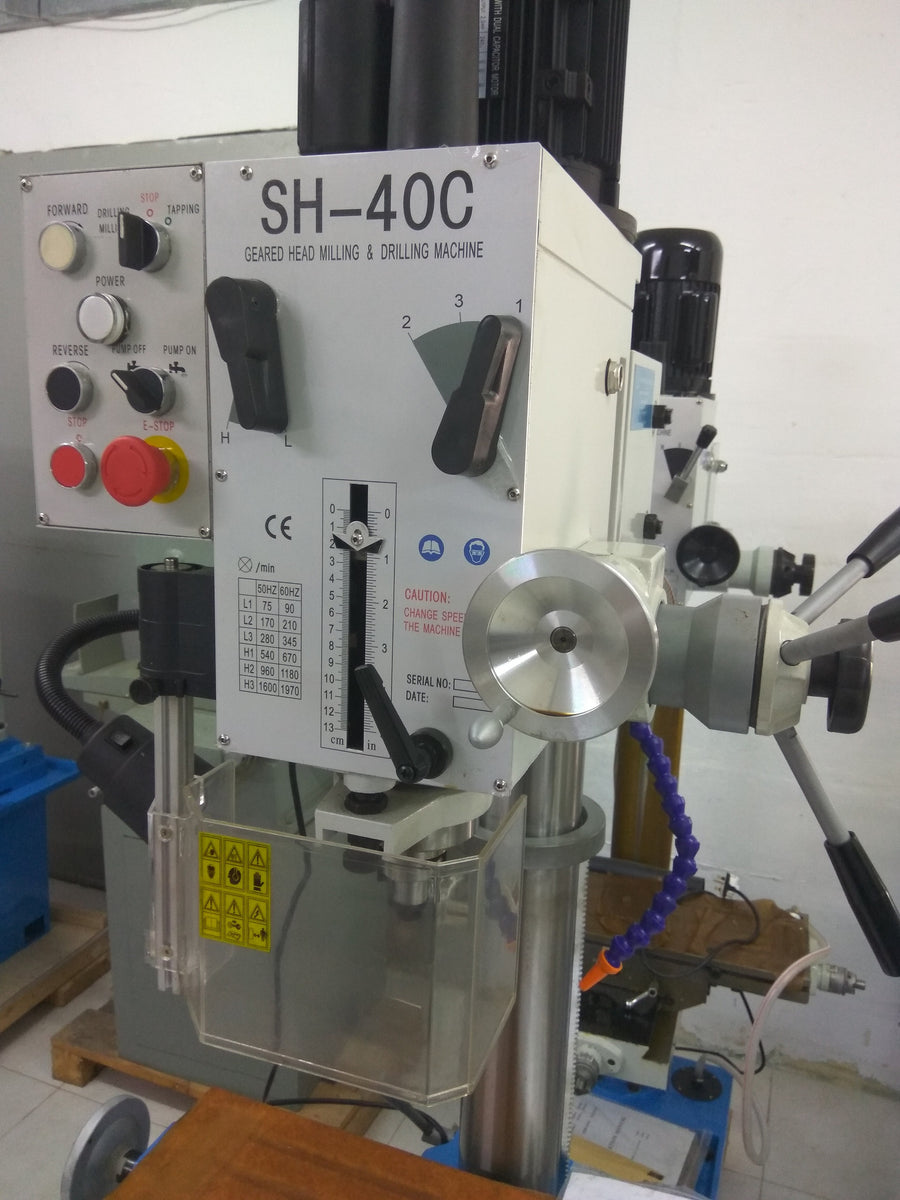Heavy duty drilling machine with cross table model SH-40C – Shapiro ...
